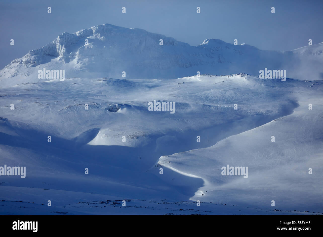 the Snæfellsjökull glacier, Snaefellsness Peninsula, Iceland Stock ...