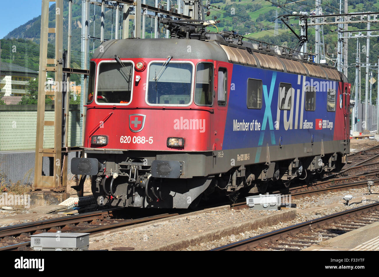 Swiss electric locomotive hi-res stock photography and images - Alamy