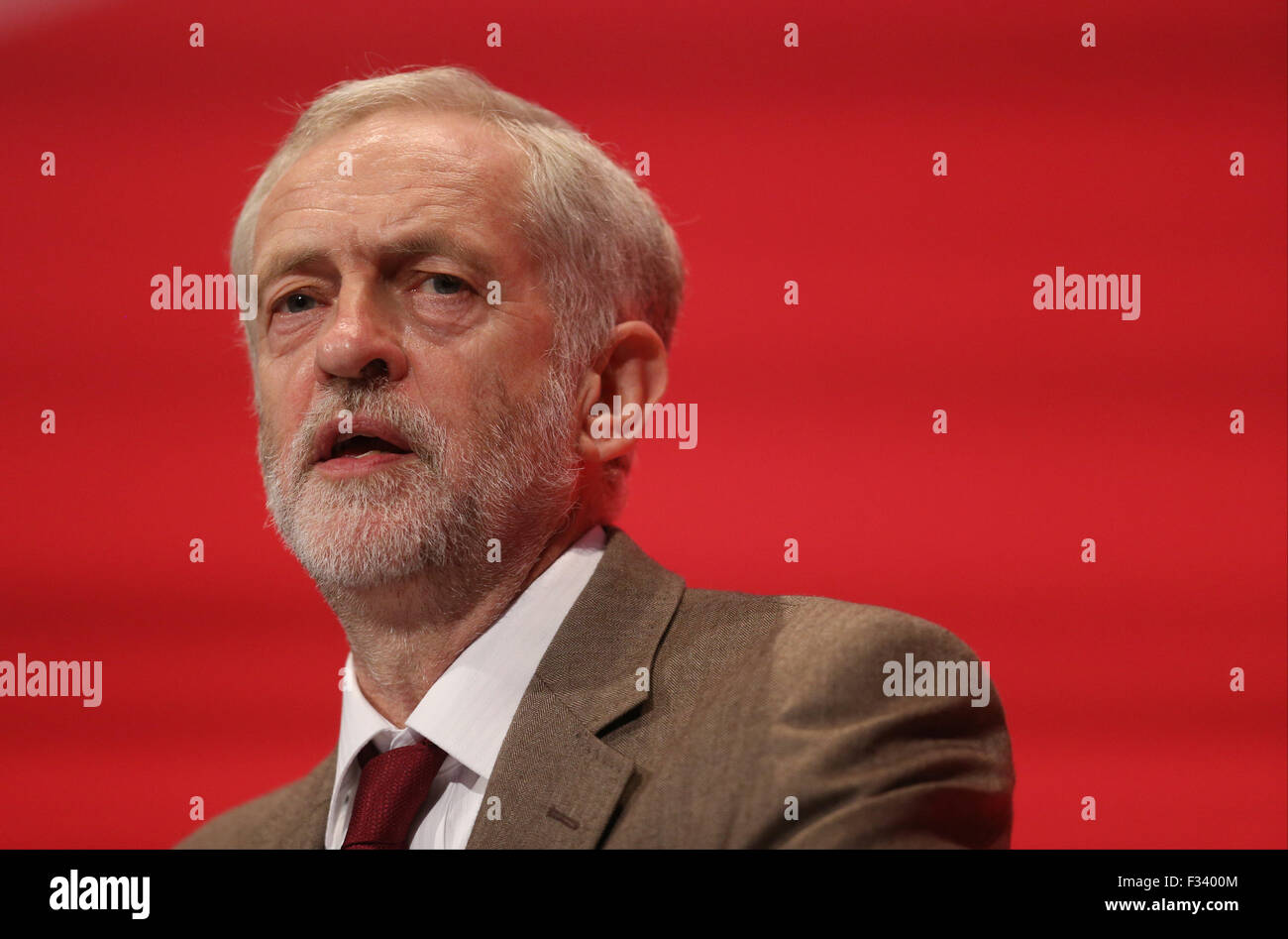 Brighton, UK. 29th September, 2015. Jeremy Corbyn Mp Labour Party ...