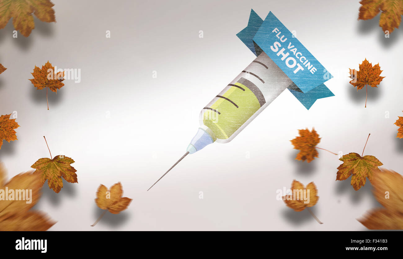 Composite image of autumn leaves pattern Stock Photo - Alamy