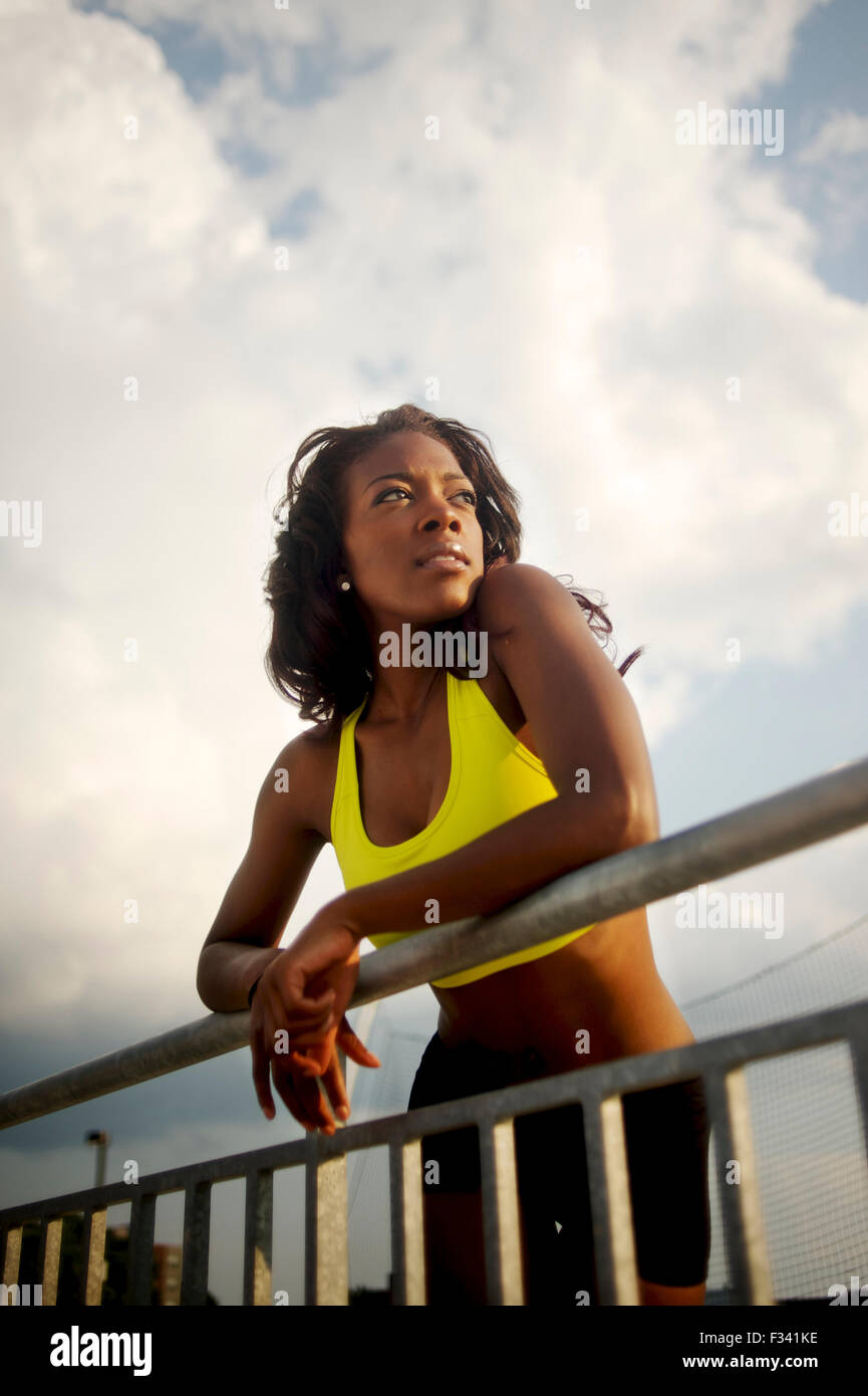 A female athlete Stock Photo - Alamy