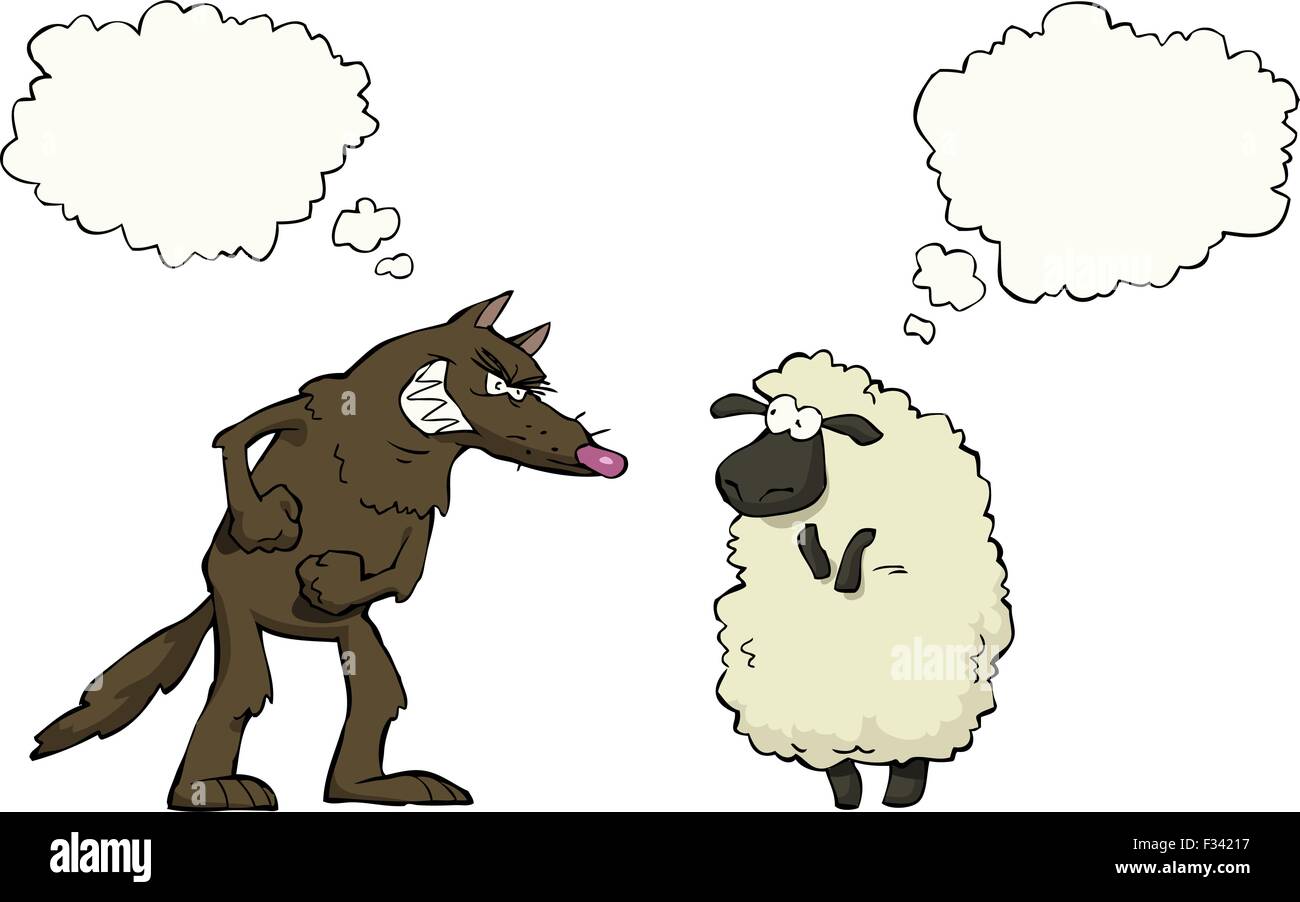 Fear Sheep Stock Vector Images - Alamy