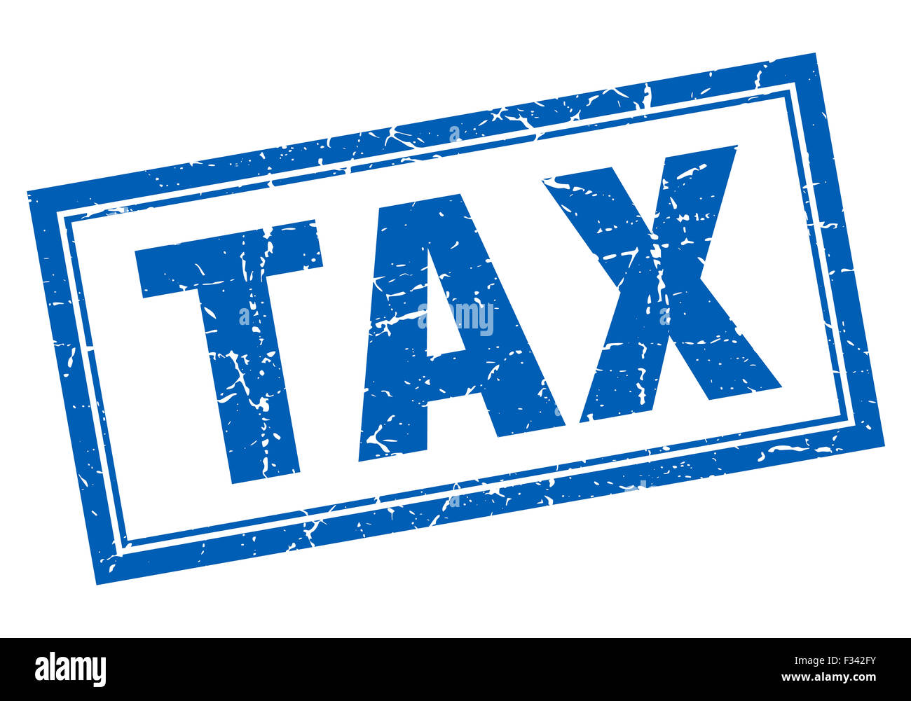Tax stamp label square Cut Out Stock Images & Pictures - Alamy