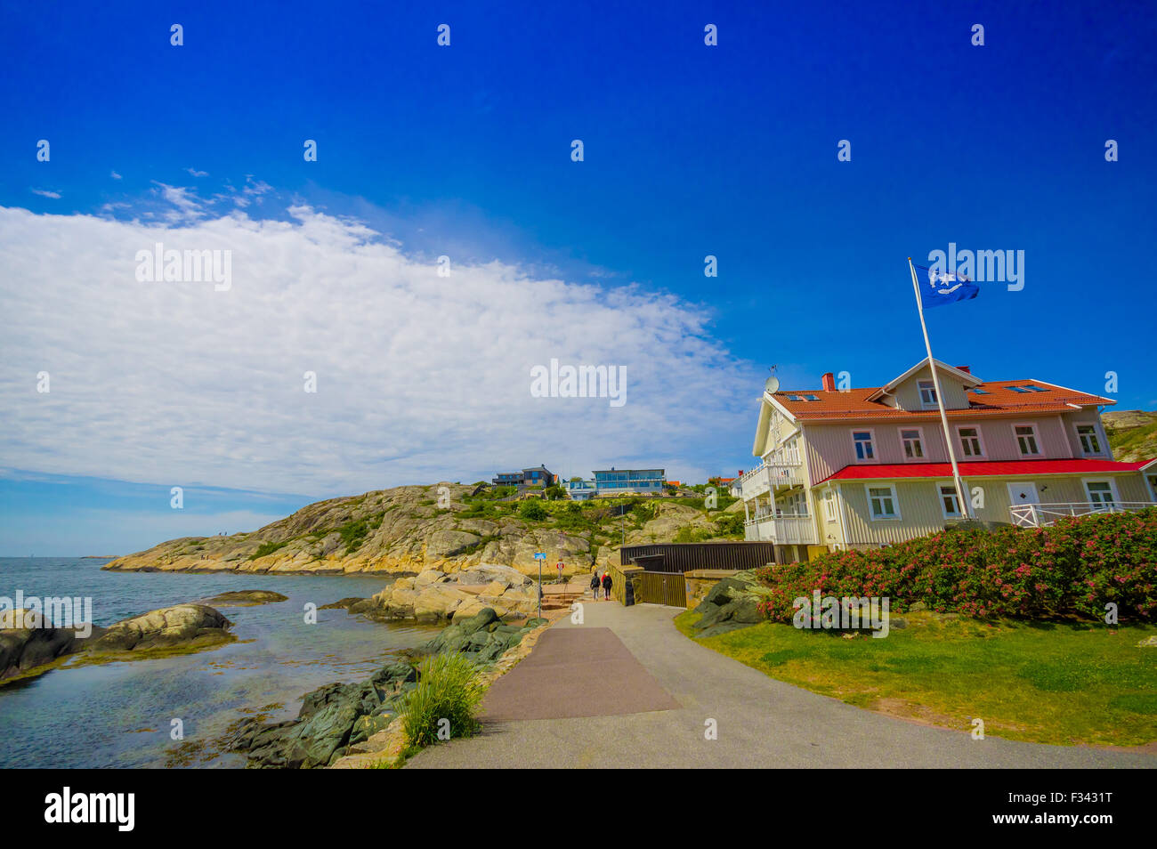 Marstrand, picturesque and popular sailing island in Sweden Stock Photo ...