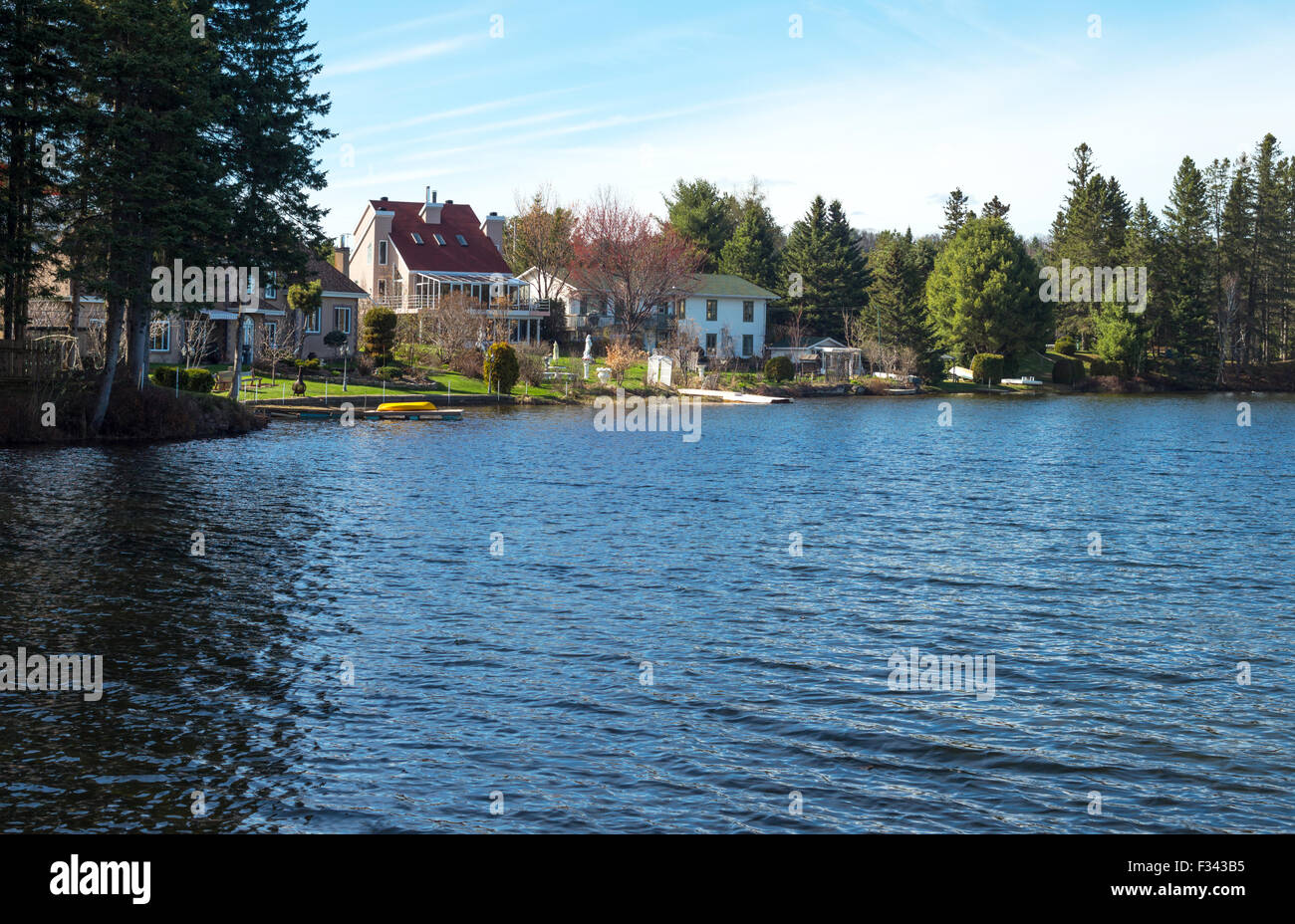 Quebec, St Alexis Des Montes, the St Alexis lake Stock Photo - Alamy