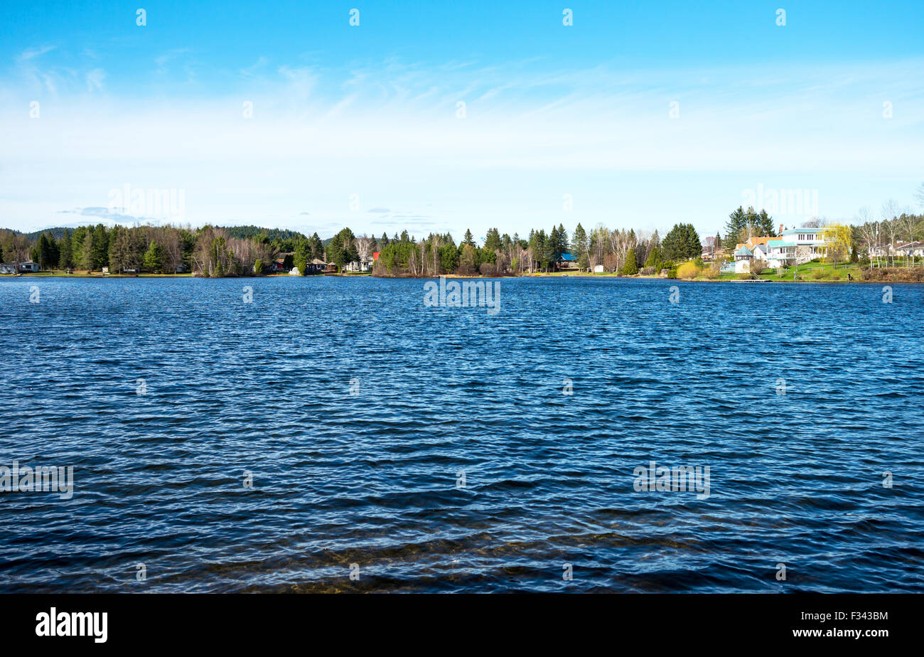 Quebec, St Alexis Des Montes, the St Alexis lake Stock Photo - Alamy