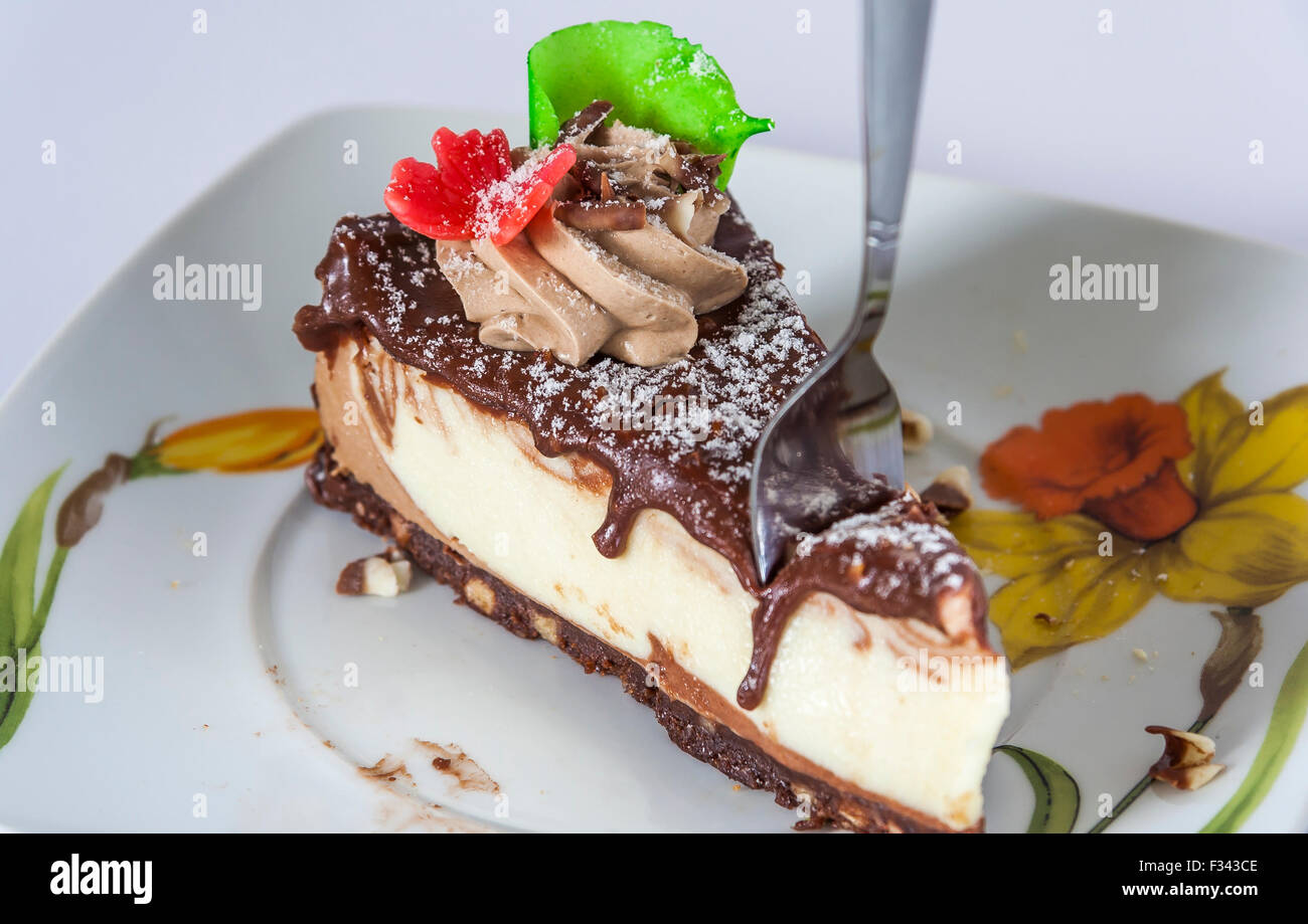 Eating cake with fork hi-res stock photography and images - Alamy