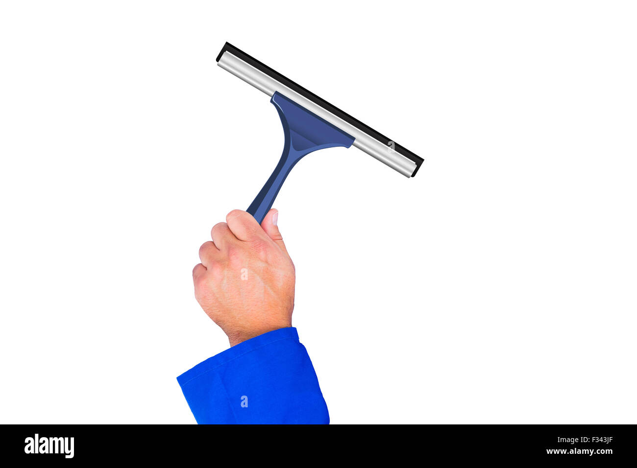 A Hand using a wiper Stock Photo - Alamy