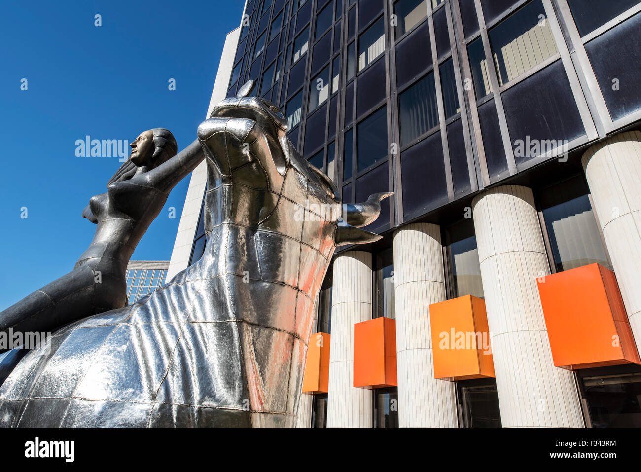Sculpture The Removal of Europa in front of headquarters of Council of ...