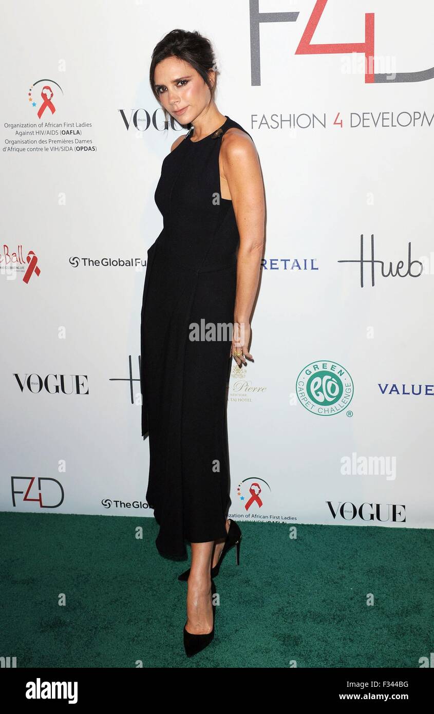 New York, NY, USA. 28th Sep, 2015. Victoria Beckham at arrivals for ...