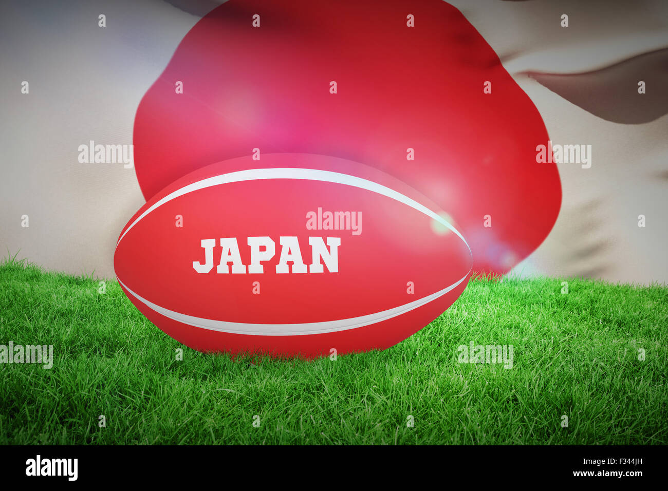 Japan flag rugby ball hi-res stock photography and images - Alamy