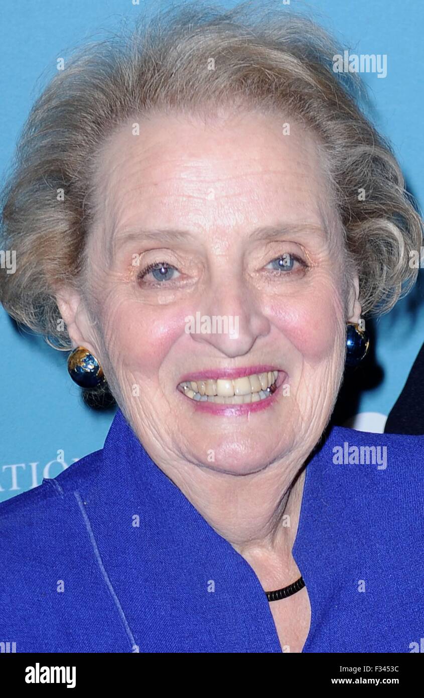 New York, NY, USA. 28th Sep, 2015. Madeleine Albright at arrivals for ... New York, NY, USA. 28th Sep, 2015. Madeleine Albright at arrivals for ...