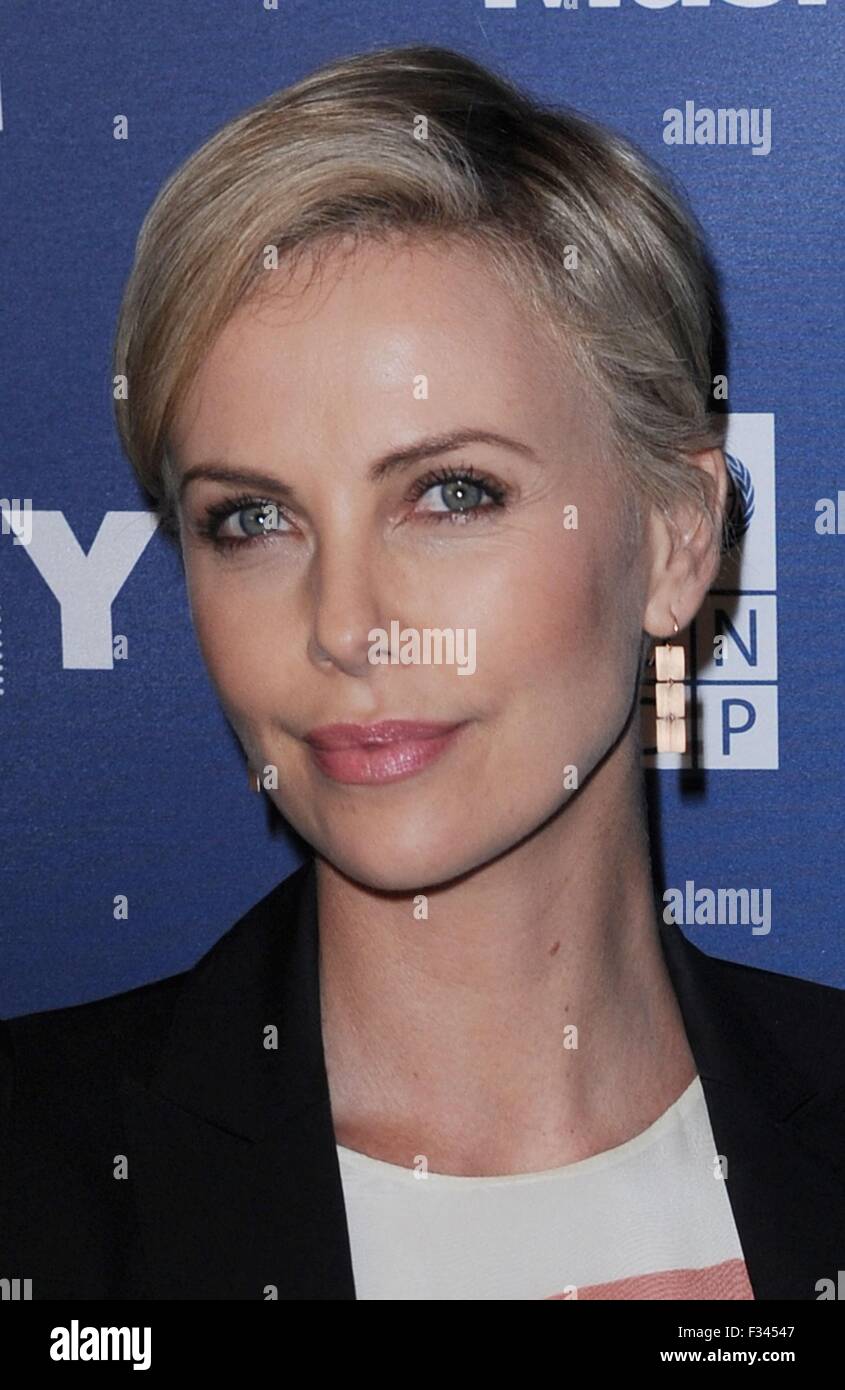 New York, NY, USA. 28th Sep, 2015. Charlize Theron at arrivals for The ...