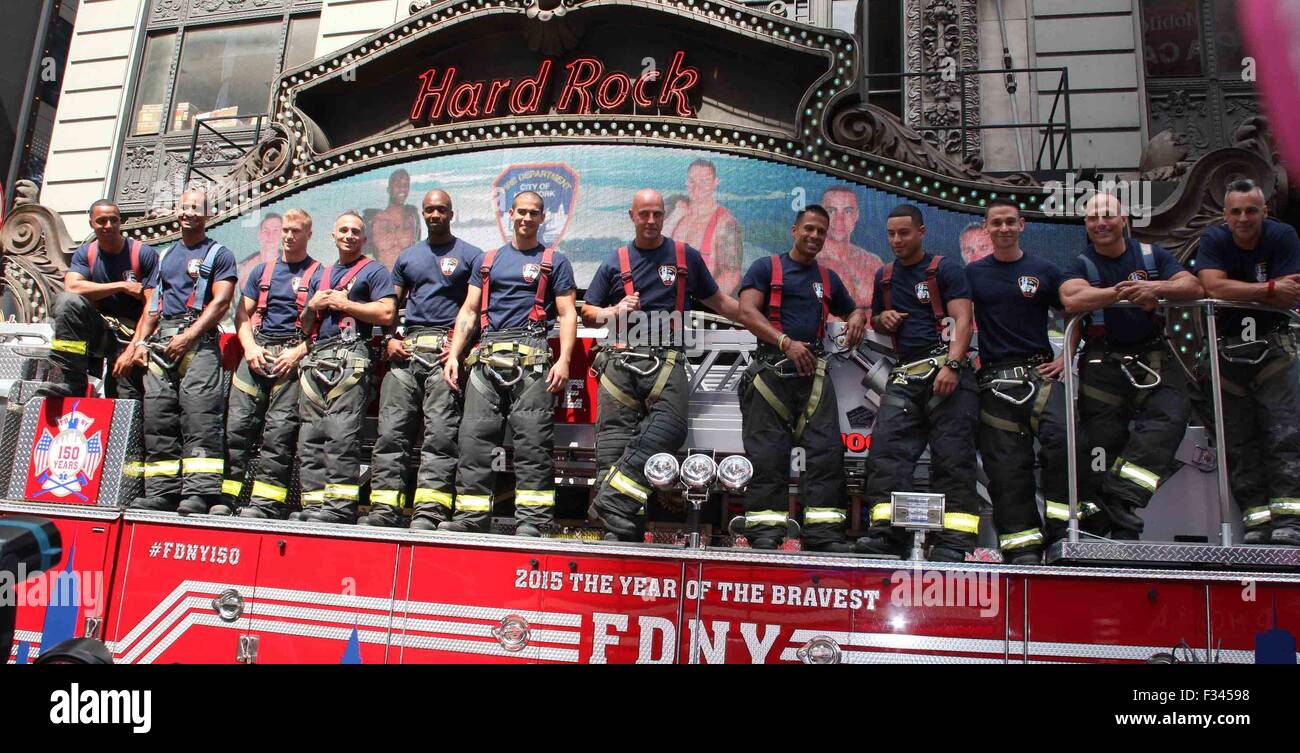 FDNY Official 2016 Calendar Launch event at The Hard Rock Cafe New York ...