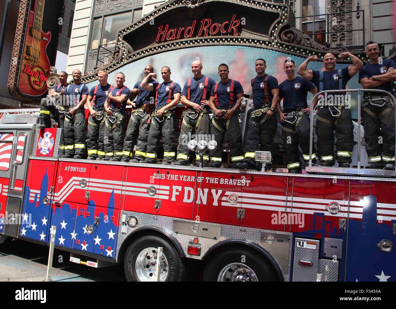 FDNY Official 2016 Calendar Launch event at The Hard Rock Cafe New York ...