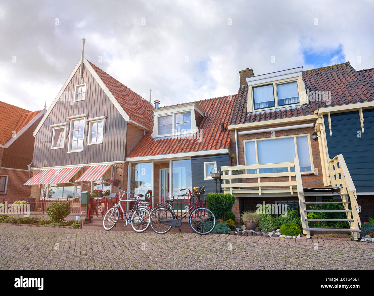 Houses in Volendam, Netherlands Stock Photo - Alamy