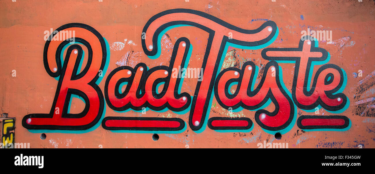 Graffiti Art Bad Taste Stock Photo - Alamy
