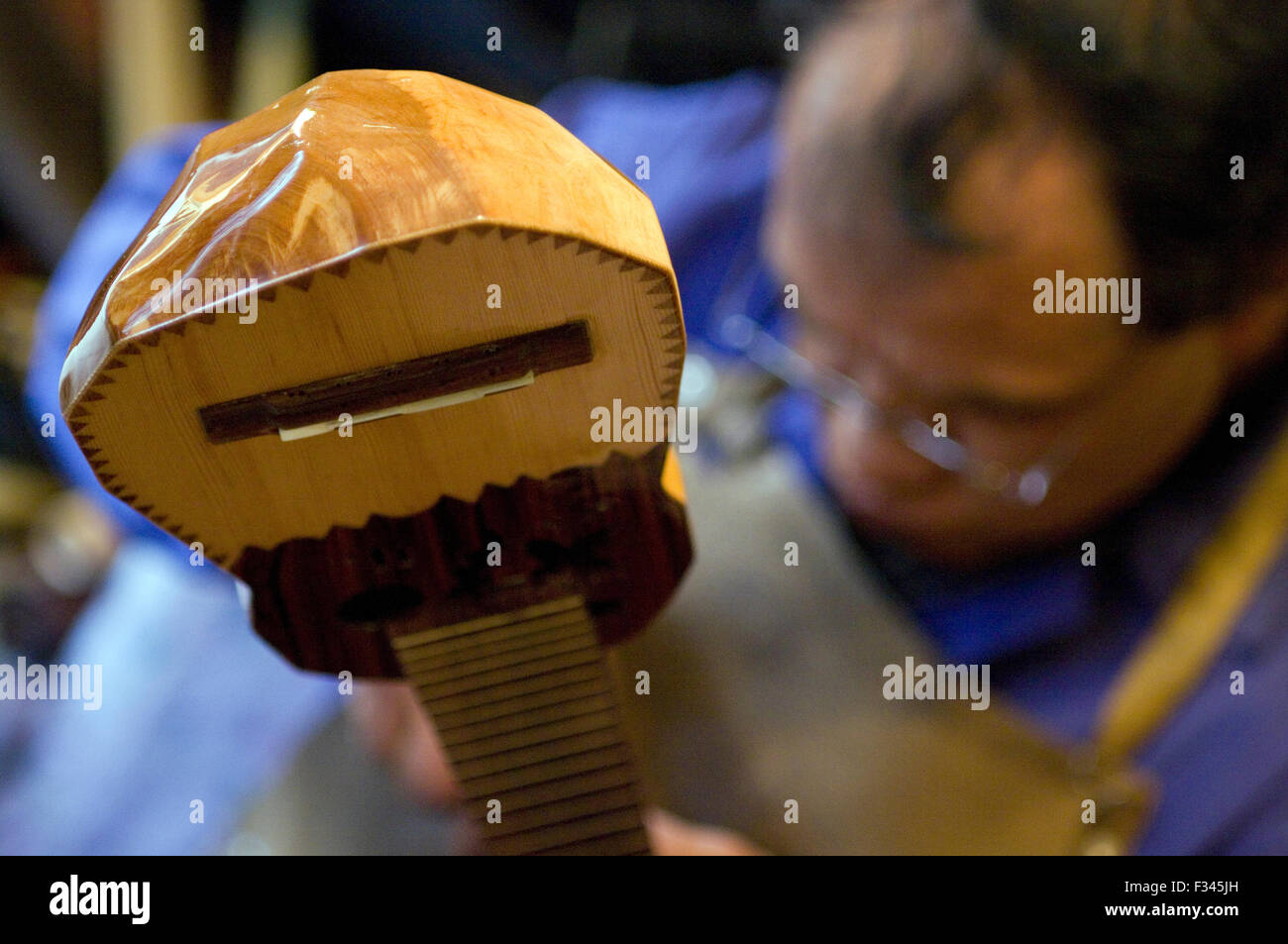 Master charango maker hi-res stock photography and images - Alamy