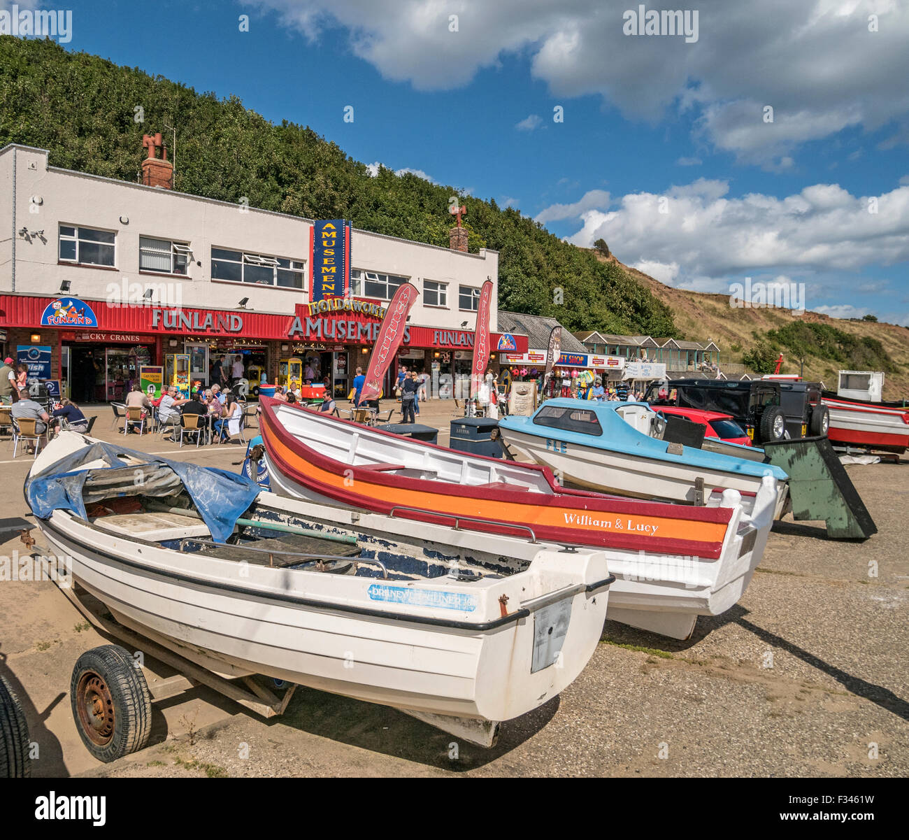 Filey yorkshire uk coble landing hi-res stock photography and images ...