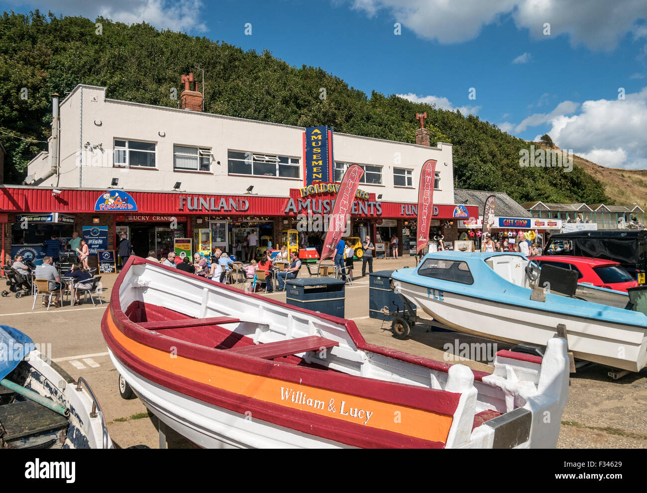 Coble Landing Filey Yorkshire UK Stock Photo - Alamy