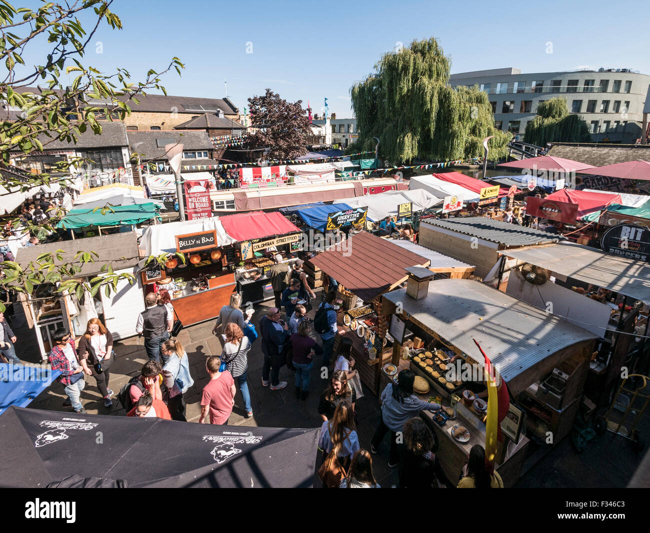 Camden Lock Open Air Market London UK Stock Photo - Alamy