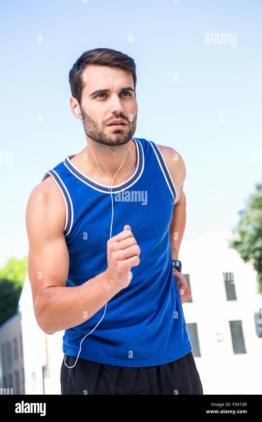 Focused young athlete hi-res stock photography and images - Alamy