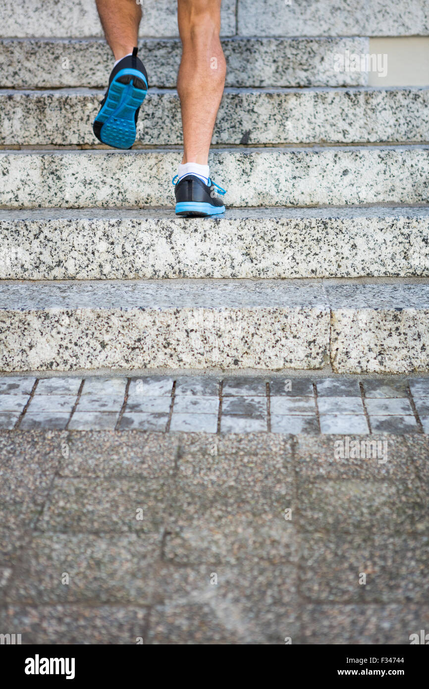 Jogging up stairs hi-res stock photography and images - Alamy
