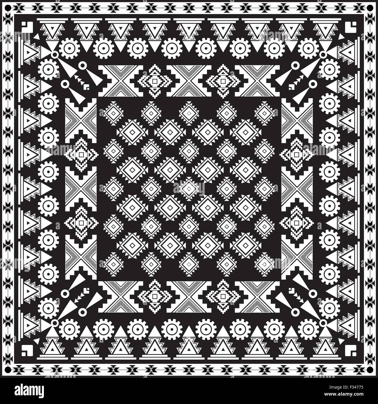 Black Bandana Background