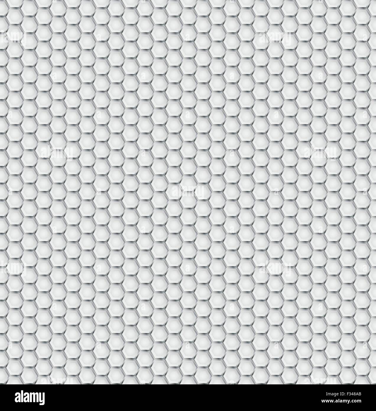 Realistic hexagonal grid background.Vector illustration. Seamless ...
