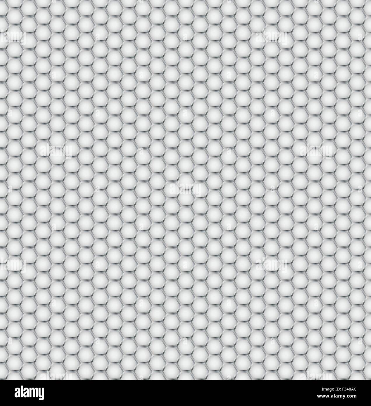 Realistic hexagonal grid background.Vector illustration. Seamless ...