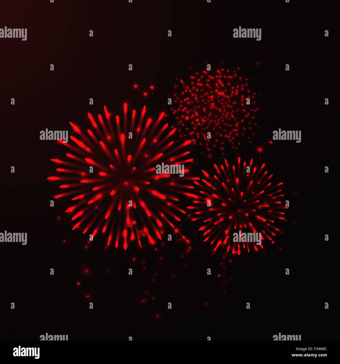 Vector Fireworks Stock Vector Image & Art - Alamy