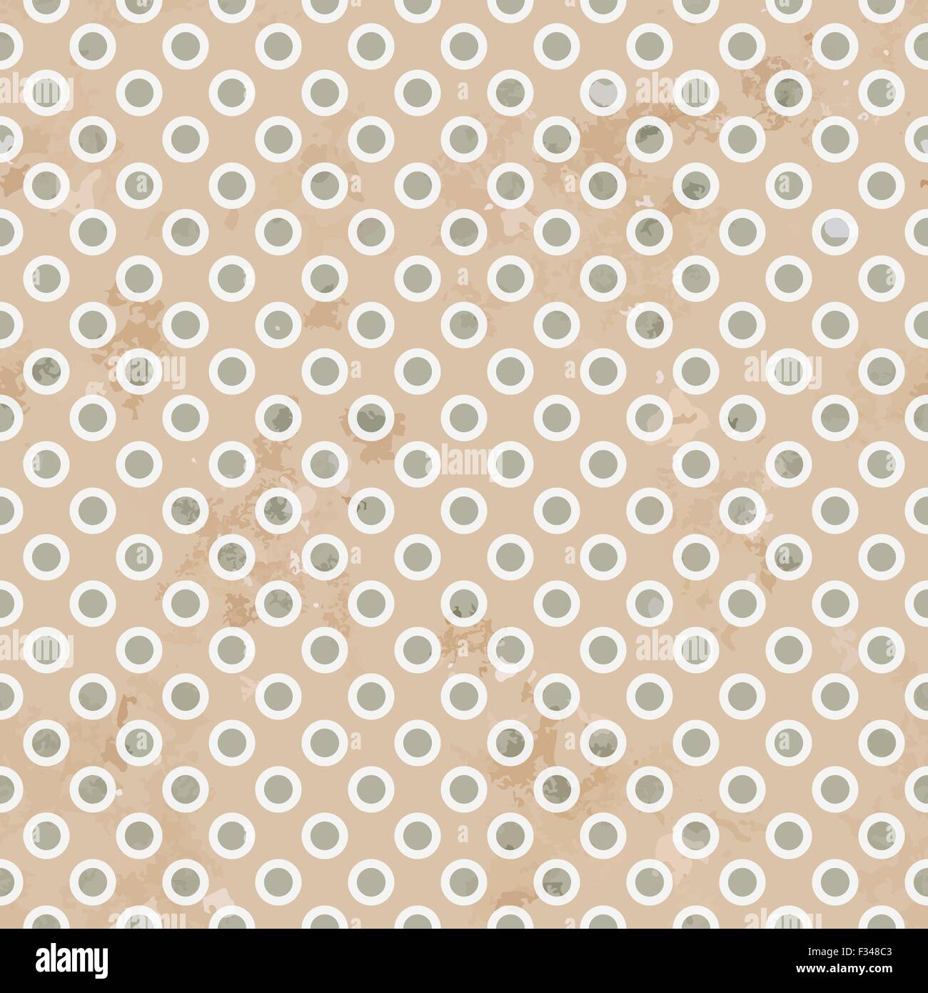 Dot pattern on grunge old paper texture, Seamless polka dot pattern ...