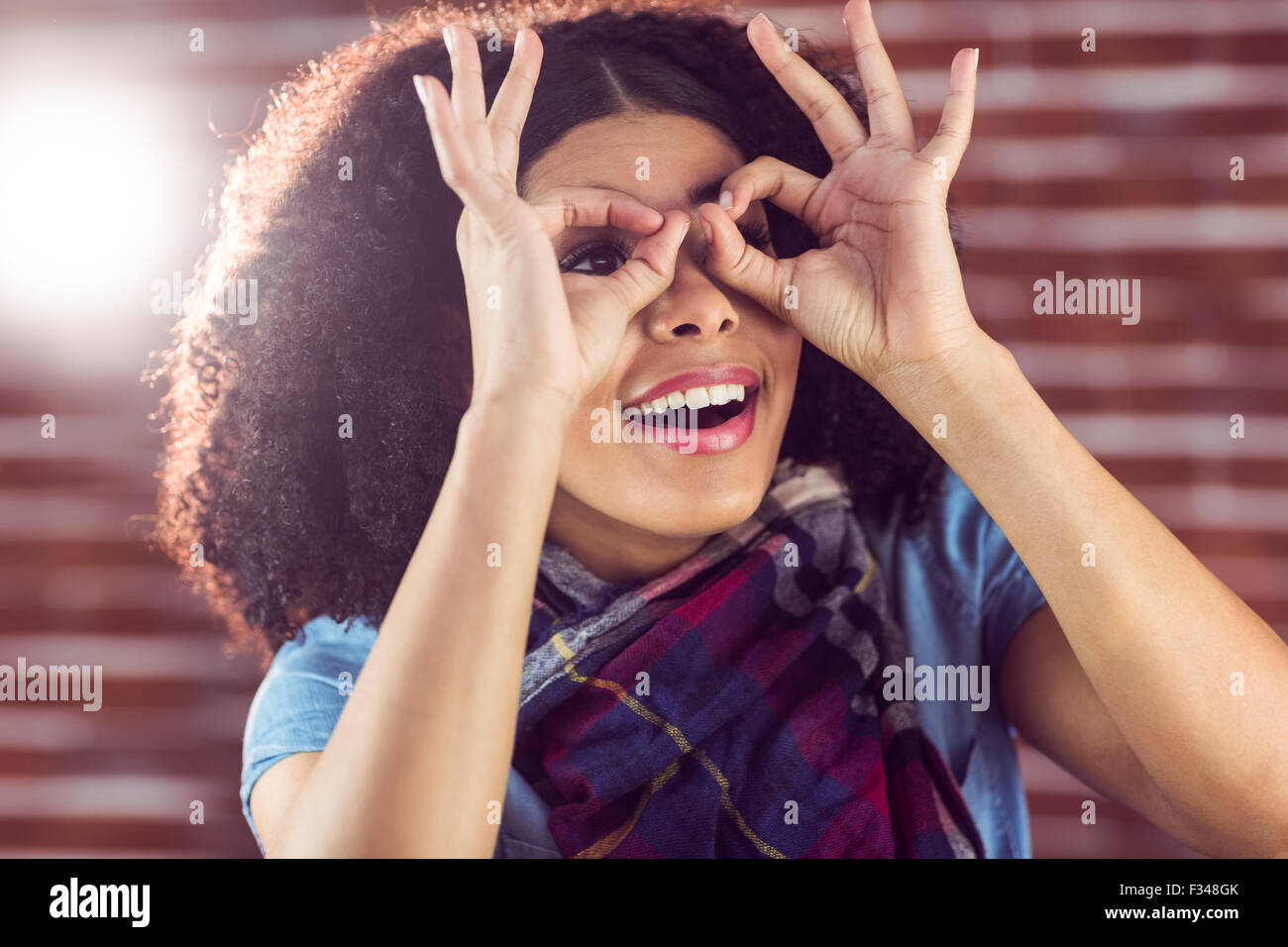 Young beautiful woman fun hi-res stock photography and images - Alamy