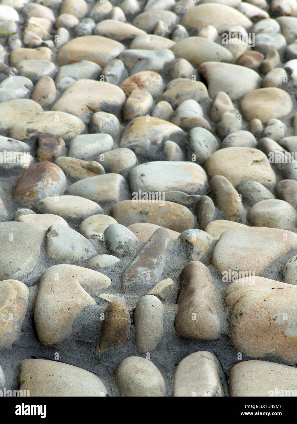 The close-up stone road, retro construction of the people life Stock ...