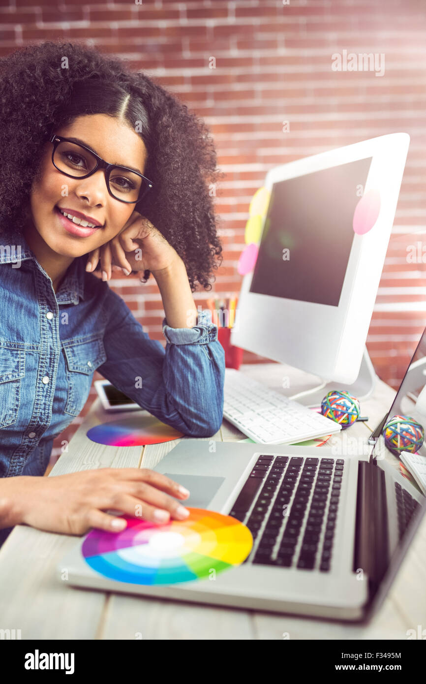 Female using stylus pen hi-res stock photography and images - Alamy