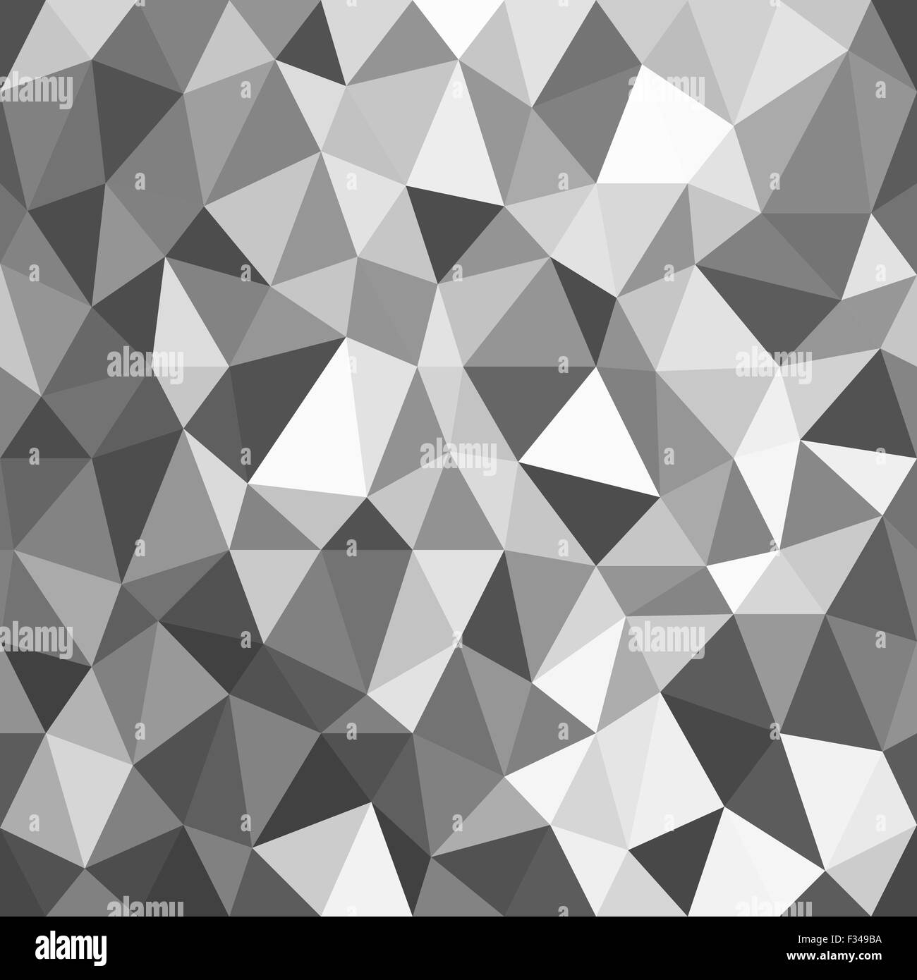 Monochrome background of triangles of different shapes and sizes Stock ...