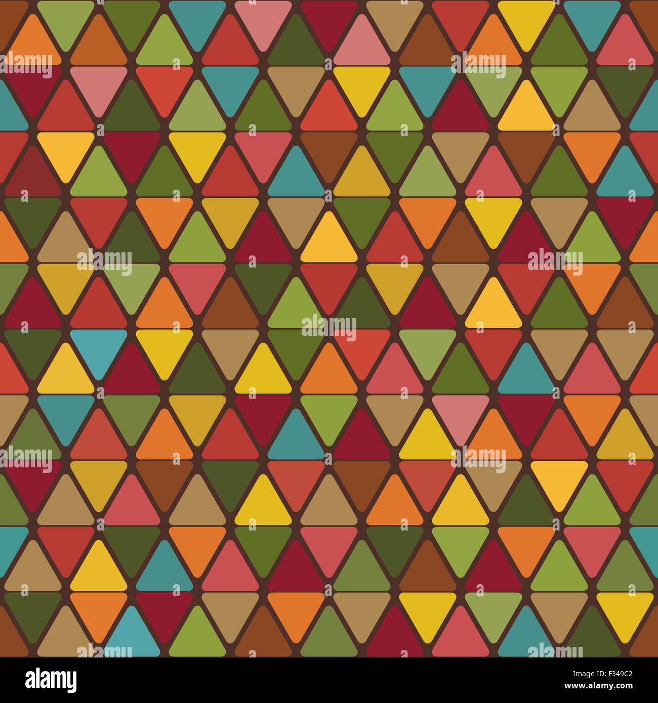 Abstract background of triangles with rounded corners bright color ...