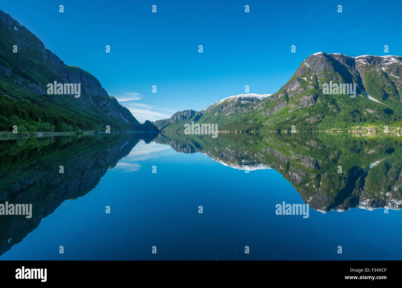 Reflected fjords hi-res stock photography and images - Alamy