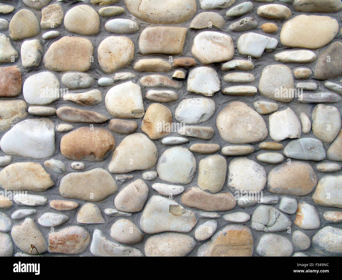 The smooth stone background, design of wall or fence Stock Photo - Alamy