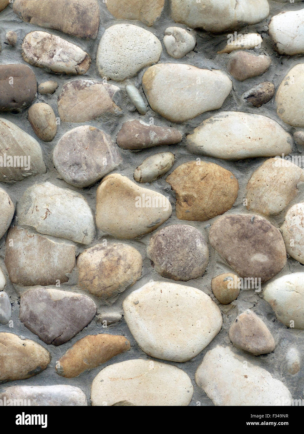 The smooth stone vertical background, design of wall or fence Stock ...