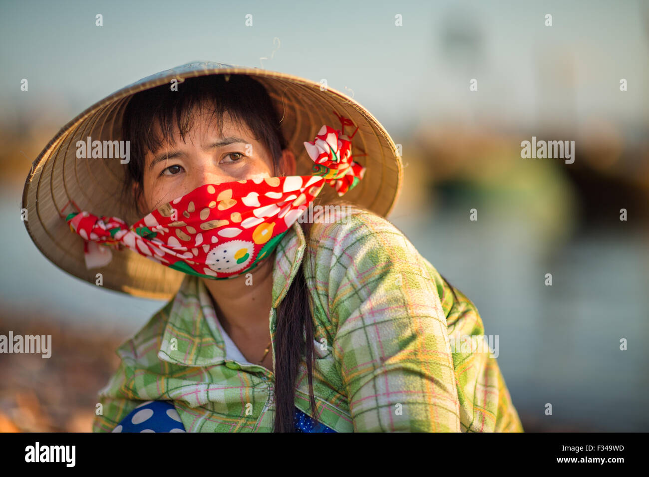 Asian woman fishing hi-res stock photography and images - Alamy