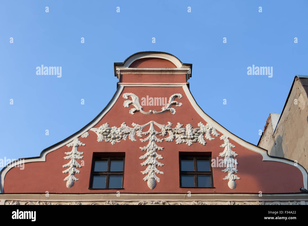 Gable with ornamentation hi-res stock photography and images - Alamy