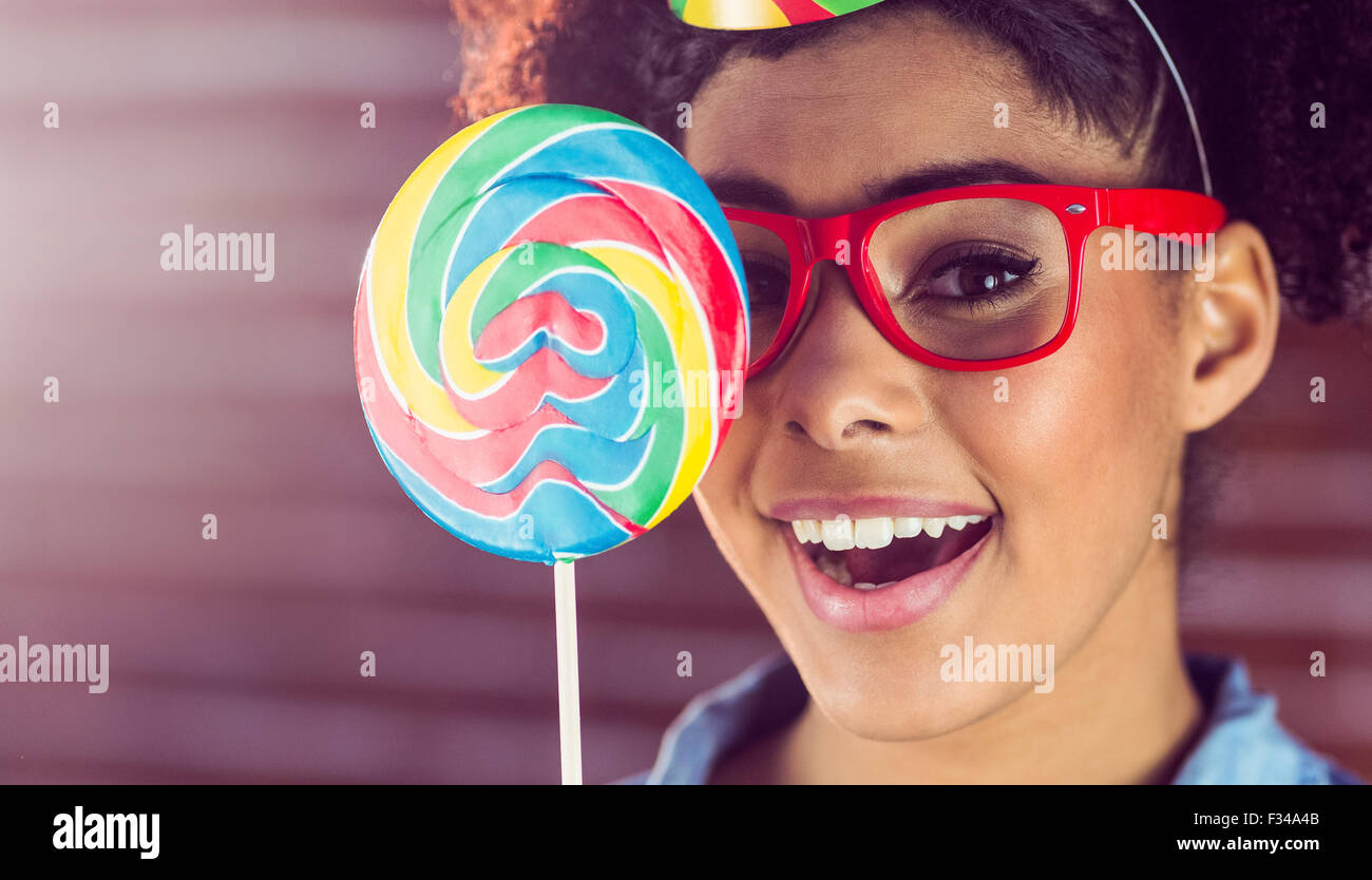 Lollipop face hi-res stock photography and images - Alamy