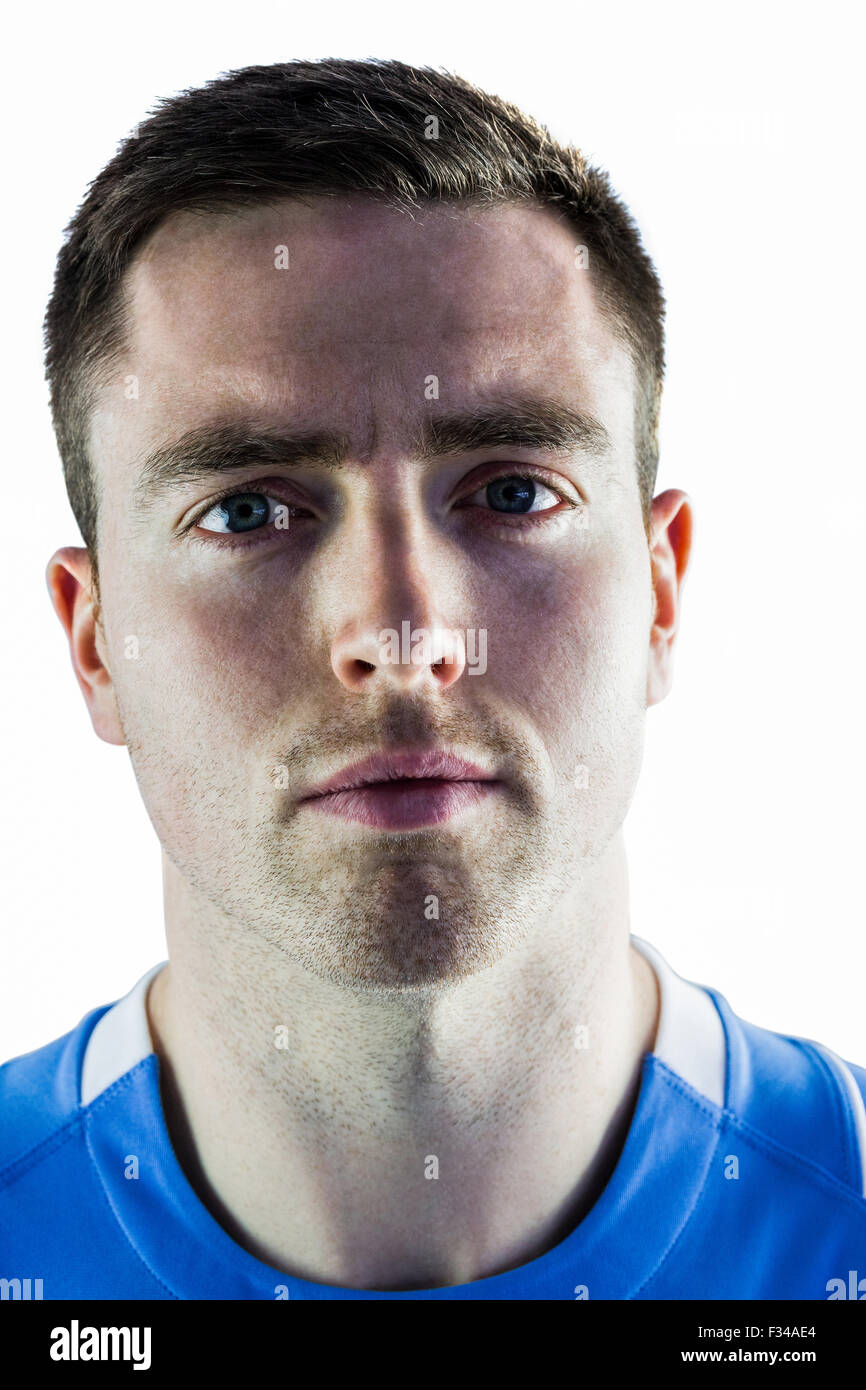 A rugby player looking at the camera Stock Photo - Alamy