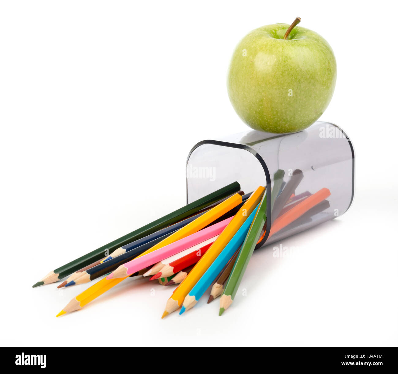 Apple pencil drawing Cut Out Stock Images & Pictures - Alamy