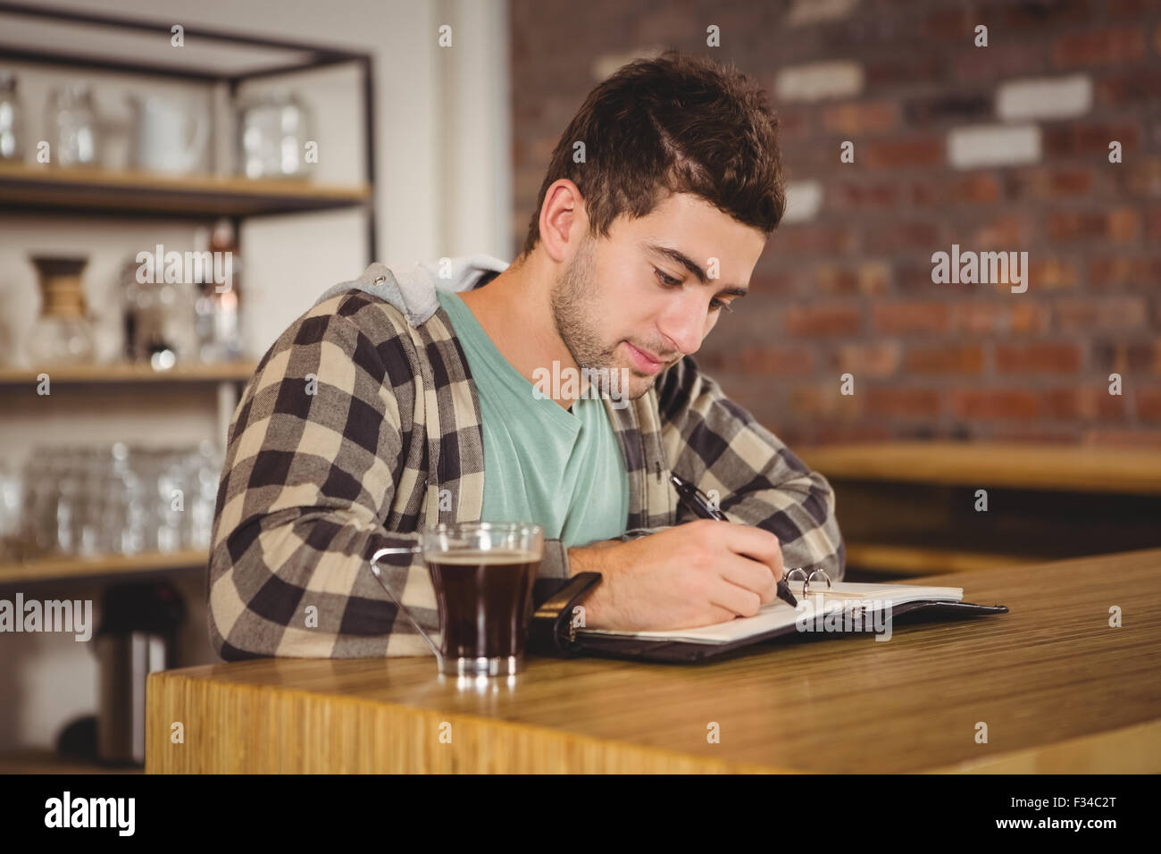 Coffee and writing hi-res stock photography and images - Alamy