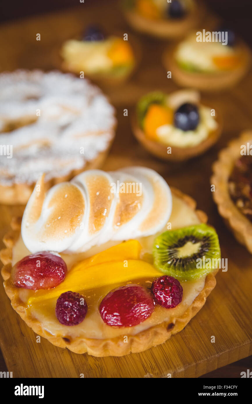 Close up view of fruit pies Stock Photo - Alamy