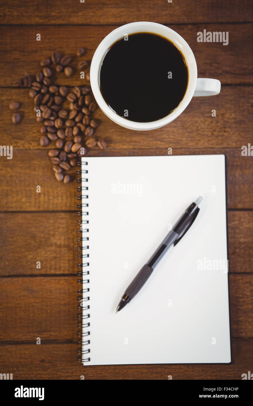 Espresso cup pen table hi-res stock photography and images - Alamy