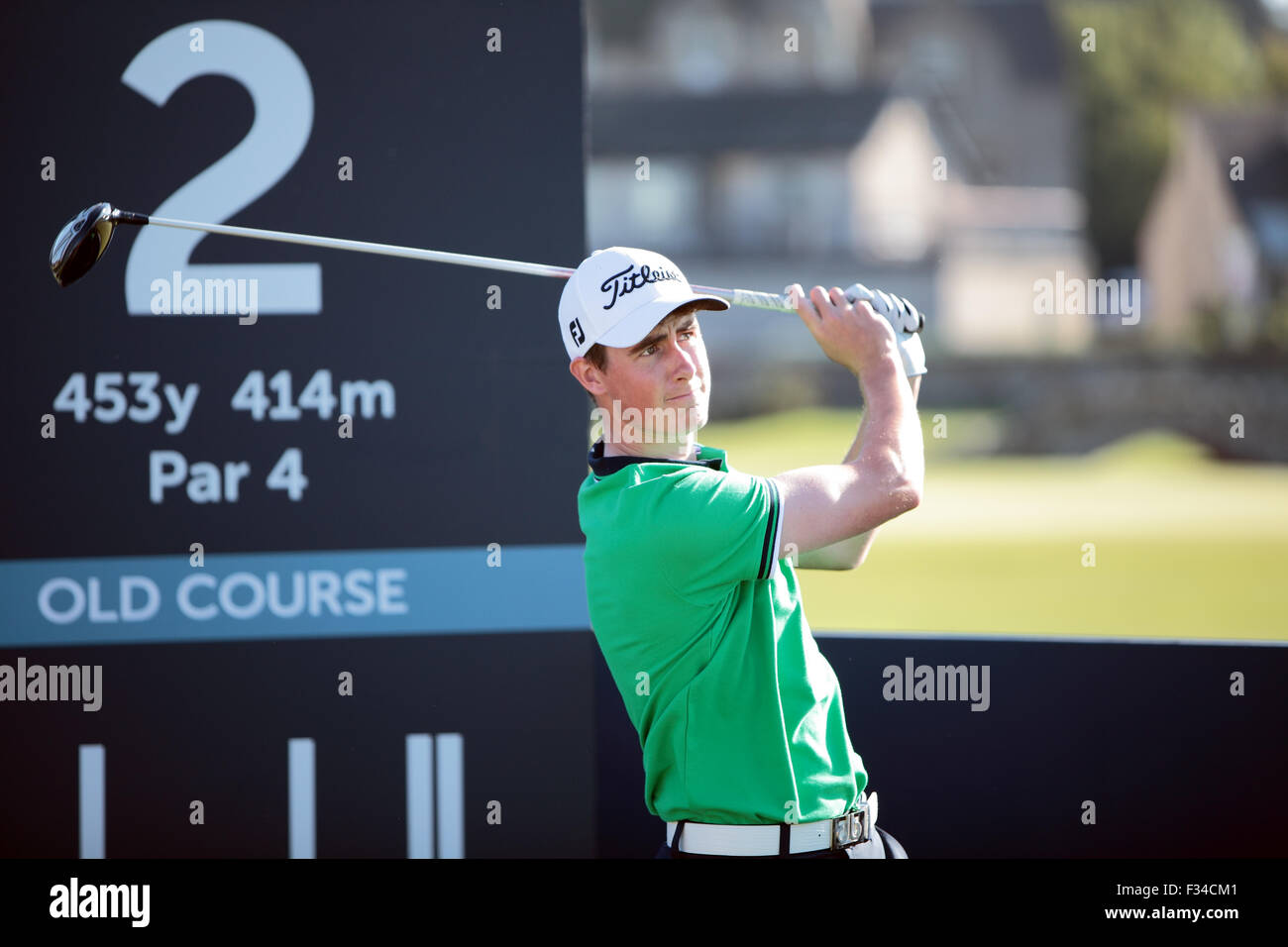 St Andrews, Fife, Scotland, UK. 29th September, 2015. Gary Hurley ...