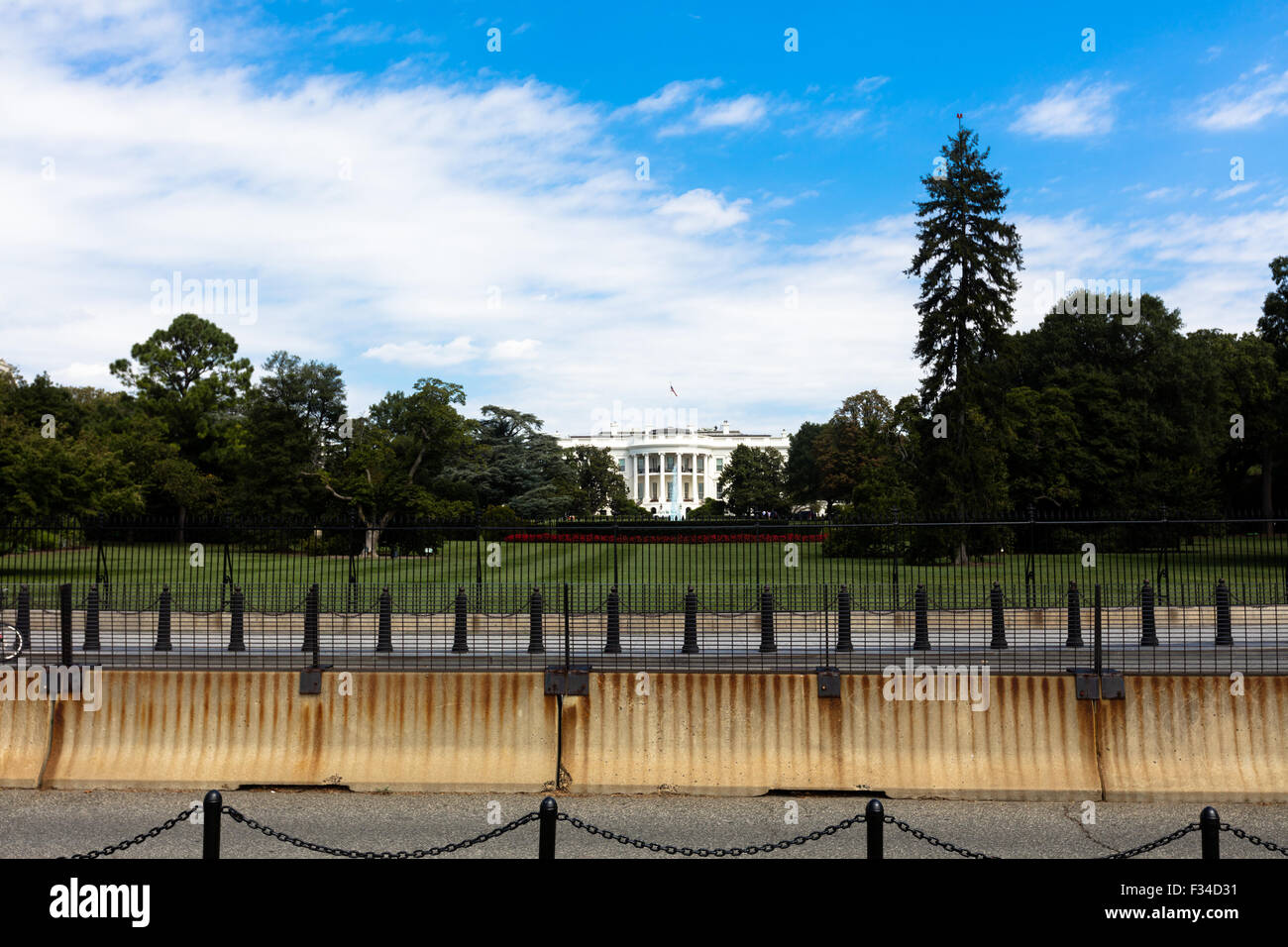 View of the White House, the residency of president of USA Stock Photo ...